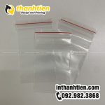 Công Ty Sản Xuất, In Túi Zip Chỉ Đỏ Giá Rẻ HCM